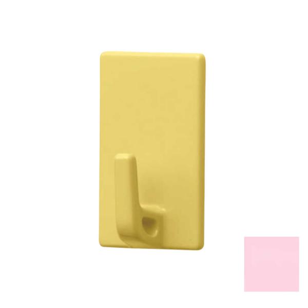【品番】C-203-60-PI【商品名】カジュアルフック【サイズ】60×20×36mm【仕上】ピンク【材質】ABS【主な取り付け場所】金属塗装面タイル・ガラス・ステンレス柱・板壁・化粧合板【特徴】簡単にはがせる粘着タイプポイント利用・exp...