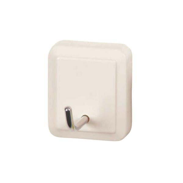 【品番】C-31C-33XS-IV【商品名】クルーフック【サイズ】39×38×33mm【仕上】アイボリー【材質】ABS、ステンレス【主な取り付け場所】コンクリート・ブロックタイル目地柱・板壁ポイント利用・expoint01