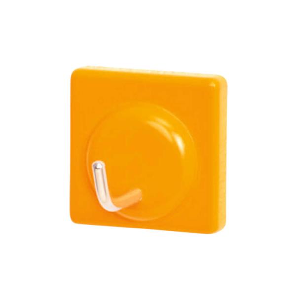 【品番】C-33T-XS-OR【商品名】パレットフック【サイズ】36×38×36mm【仕上】オレンジ【材質】ＡＢＳ＋ステンレス【主な取り付け場所】金属塗装面タイル・ガラス・ステンレス柱・板壁・化粧合板【特徴】簡単にはがせる粘着タイプポイント...