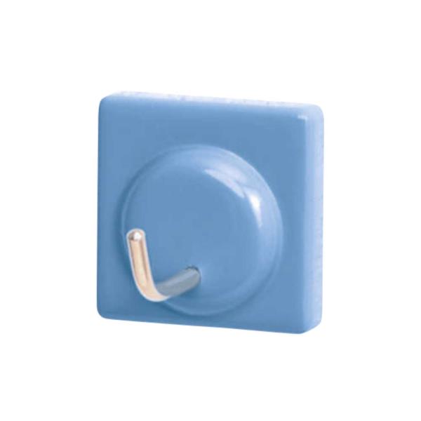 【品番】C-33U-XS-BLUE【商品名】パレットフック【サイズ】36×38×36mm【仕上】ブルー【材質】ABS、ステンレス【主な取り付け場所】石こうボードプリント合板（木質新建材）柱・板壁ポイント利用・expoint01