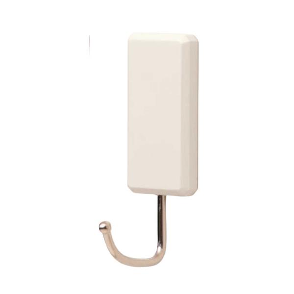 【品番】C-3C-M-IV【商品名】eフックA形【サイズ】75×35×25mm【仕上】アイボリー【材質】ABS、ステンレス【主な取り付け場所】コンクリート・ブロックタイル目地柱・板壁ポイント利用・expoint01