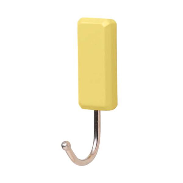【品番】C-3T-S-MA【商品名】eフックJ形【サイズ】63×27×18mm【仕上】マスタード【材質】ＡＢＳ＋ステンレス【主な取り付け場所】金属塗装面タイル・ガラス・ステンレス柱・板壁・化粧合板【特徴】簡単にはがせる粘着タイプポイント利用...