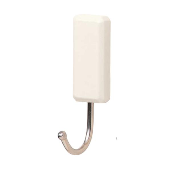 【品番】C-3U-S-IV【商品名】eフックJ形【サイズ】63×27×18mm【仕上】アイボリー【材質】ABS、ステンレス【主な取り付け場所】石こうボードプリント合板（木質新建材）柱・板壁ポイント利用・expoint01