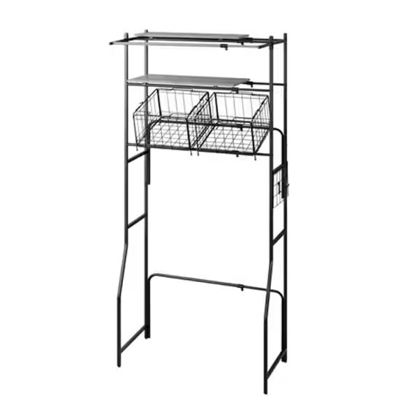 ブランド名アイリスオーヤマ品番BSSL-860R商品名バスケット付き伸縮スタイルランドリーラック商品サイズ（mm）幅695〜890×奥行505×高さ1,805 ※メッシュパネル含まず重量11.8kg耐荷重（約）全体27kg、棚板（大）10k...