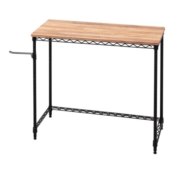 ブランド名アイリスオーヤマ品番CMM-D81361商品名カラーメタルラック デスク商品サイズ（mm）幅810×奥行360×高さ720 ※アジャスター取付時ポール径（約）19mm耐荷重（約）全体32kg、木天板30kg、ポールフック2kg主要...