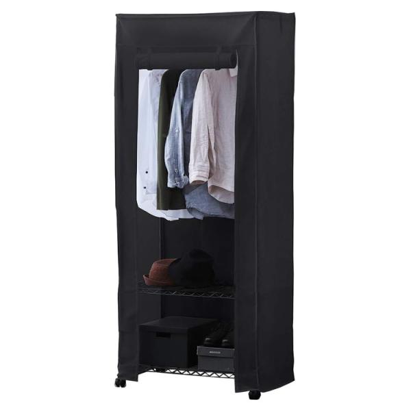 ブランド名アイリスオーヤマ品番CMW-75183C商品名カラーメタル ワードローブ カバー付き商品サイズ（mm）幅750×奥行470×高さ1,820 ※キャスター取付時耐荷重（約）静止時：全体100kg、棚板1枚あたり50kg、ハンガーパイ...