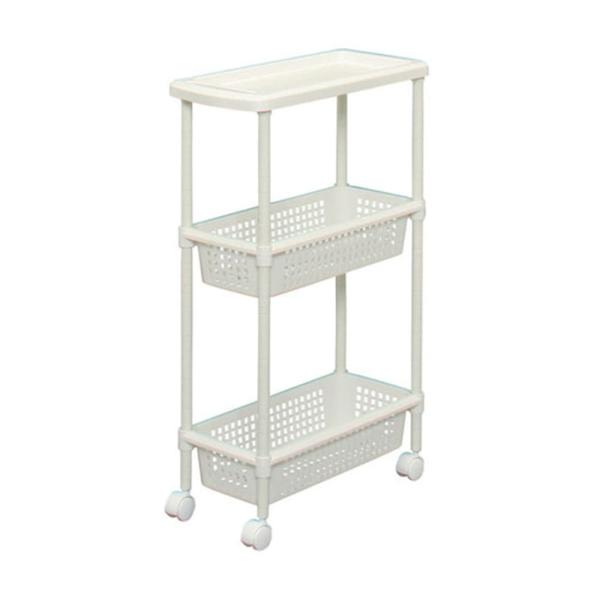 商品サイズ(cm)幅約22.5×奥行き約48.5×高さ約77(キャスター込)バスケット内寸(cm)幅約13.5×奥行約36.5×高さ約9.5天板有効内寸(cm)幅約16.5×奥行き約39×高さ約1.8天板のくぼみの深さ約2cm重量1.97k...