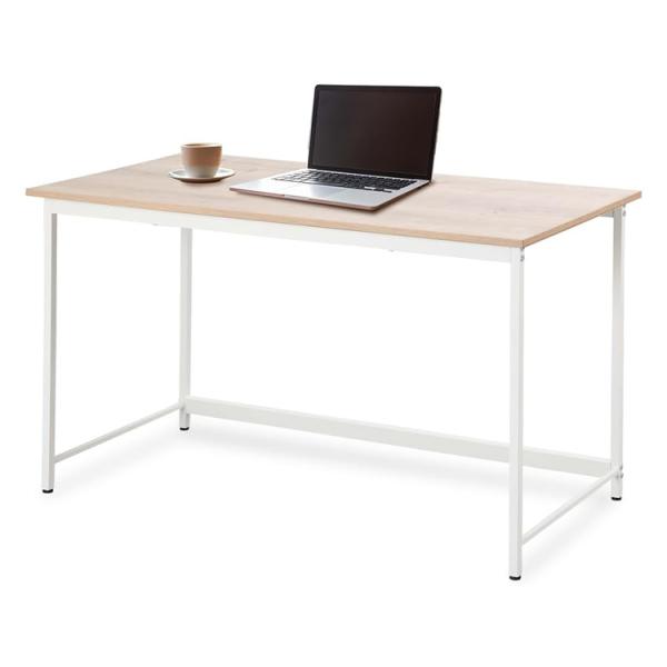 ブランド名アイリスオーヤマ品番BDK-1260商品名ベーシックデスク1200×600商品サイズ（mm）幅1,200×奥行600×高さ700重量13.7kg耐荷重50kgf主要素材天板：合成樹脂化粧パーティクルボード（メラミン樹脂） フレーム...
