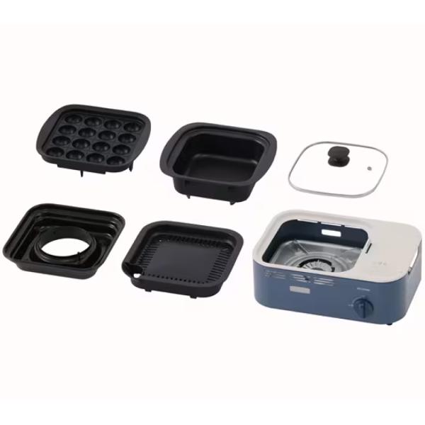 ブランド名アイリスオーヤマ品番IGC-GYNT1-A/IGC-GYNT1-T商品名減煙焼肉マルチカセットコンロ主要素材スチール、ABS、アルミニウム（プレート）商品サイズ（幅×奥行×高さmm ・kg ）340×262×159・3.1※グリル...