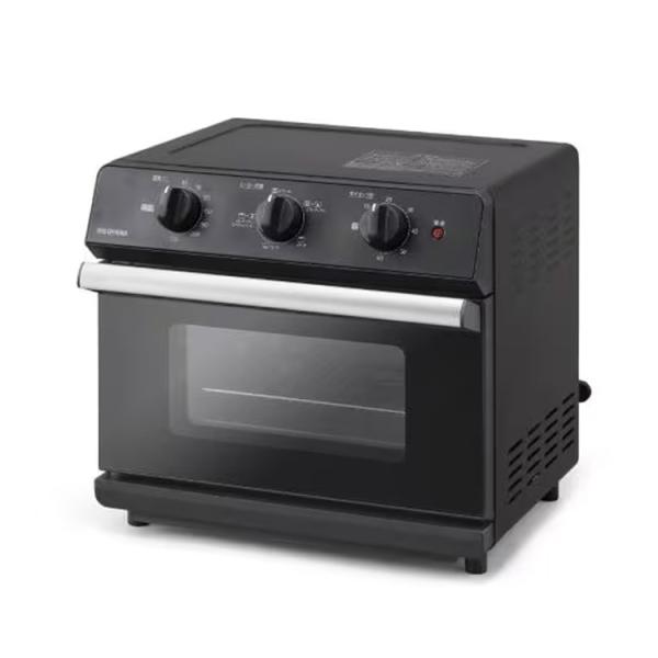 ブランド名アイリスオーヤマ品番FVX-D14A-B商品名ノンフライ熱風オーブン商品サイズ（mm）幅383×奥行381×高さ360重量7.5kg電源AC100V（50／60Hz共用）消費電力1300Wヒーターシーズヒーター×6（上4下2）／使...
