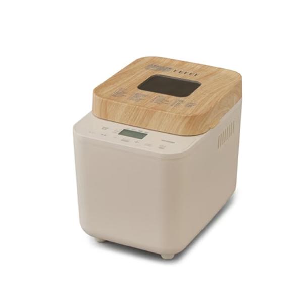 ブランド名アイリスオーヤマ品番IBM-010-C商品名コンパクトホームベーカリー商品サイズ（mm）幅234×奥行315×高さ264重量3.5kg電源AC100V、50／60Hz定格消費電力500Wコースメニュー数27種類焼き色3段階（こい／...