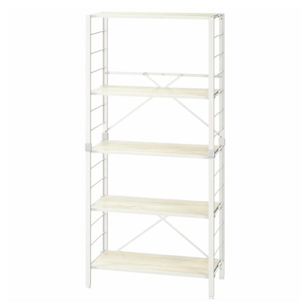 ブランド名アイリスオーヤマ品番KRSR-5商品名組立簡単 連結スチールラック商品サイズ（cm）幅約76×奥行約34.5×高さ約159.2商品質量約16.7kg耐荷重（全体／各棚1枚あたり）約75kg／約15kg ※耐荷重は測定値であり、保証...