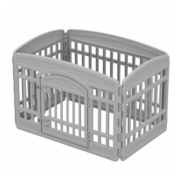 ブランド名アイリスオーヤマ品番CIー6022商品名ペットサークル商品サイズ（cm）幅約91.5×奥行約62.5×高さ約60正面入り口内寸（cm）幅約39×高さ約47重量約4.12kg主要材質パネル：ポリプロピレン、キャップ（ゴム脚）：ゴム