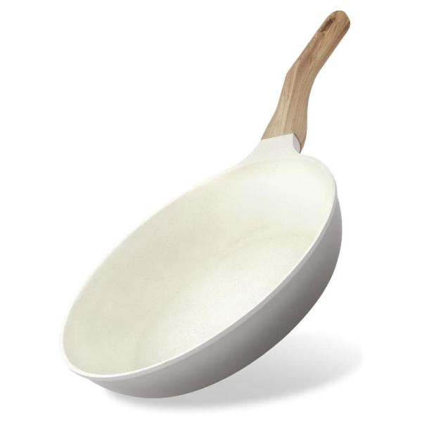 商品サイズ28cm満水容量約3.1L表面加工（内側／外側）ふっ素樹脂塗膜加工／セラミック塗膜加工材質本体：アルミニウム合金はり底：ステンレス鋼（クロム18％）（底の厚さ：3.0mm／はり底を含む）ハンドル：フェノール樹脂（耐熱温度140℃）...