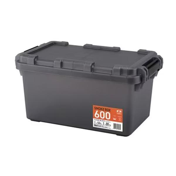 ブランド名アイリスオーヤマ商品名HUGEL SMOKE BOX品番SMB-600色クリアブラック商品サイズ（mm）637×372×328重量（kg）2.4容量（約）44L商品内寸（約）498×267×272mm耐荷重（約）80kg主要素材ポ...
