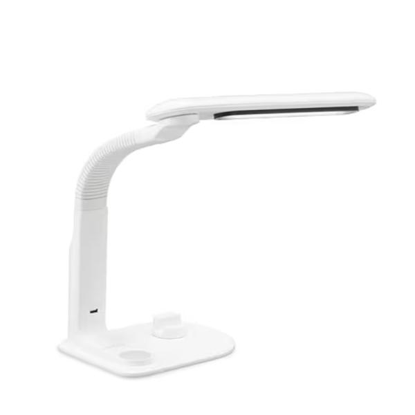 主要素材ABS樹脂商品サイズ（mm）幅360×奥行171×高さ360重量1.4kg光色昼白色使用光源LED定格電源/本体定格入力電圧AC100V（50/60Hz）/ DC24V定格消費電力11.0 W（電源アダプターを含む）直下照度2200...