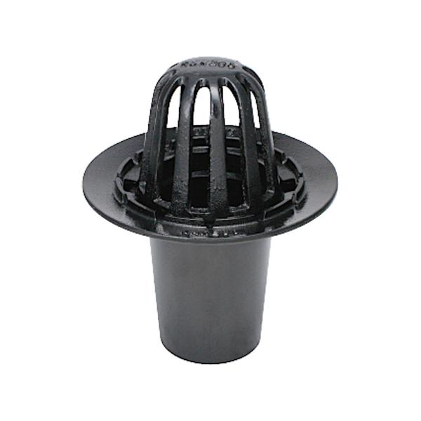 メーカー名カネソウ商品名鋳鉄製ルーフドレン品番KE防水塗膜防水用<br>モルタル防水用使用場所小規模陸屋根呼称(サイズ)KE-65<br>KE-75<br>KE-100仕様たて引き用　後付型　差し込み式ポ...