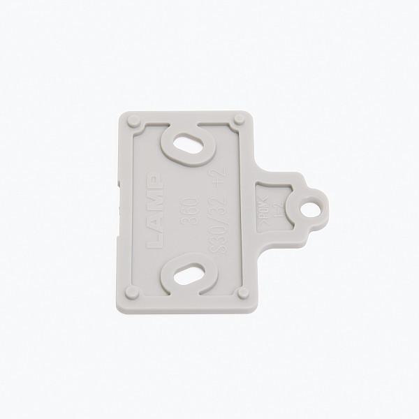 【品番】 360-DP2-P4 【適応品】 マウンティングプレート●360-P4W-30T●360-P4W-30T+5●360-P4W-32T●360-P4W-32T+5 【色】 グレー 【材料】 ポリアセタール(POM) 【質量g】 2....
