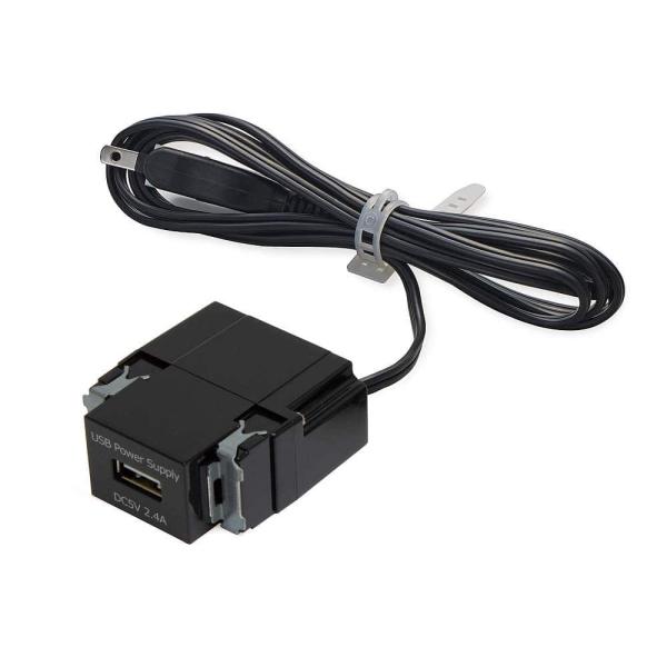 ブランド名 スガツネ工業商品名 埋込充電用USBコンセント DM1-U1P24M型品番 DM1-U1P24MF-BL(ブラック スイング式差込プラグ)色 ブラック入力電圧 AC 100V出力電圧 DC 5V出力電流 最大 2.4A差込口数 ...