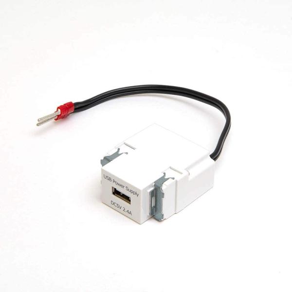 ブランド名 スガツネ工業商品名 埋込充電用USBコンセント DM1-U1P24M型品番 DM1-U1P24MT-WT(ホワイト 棒端子)色 ホワイト入力電圧 AC 100V出力電圧 DC 5V出力電流 最大 2.4A差込口数 1USBコネク...