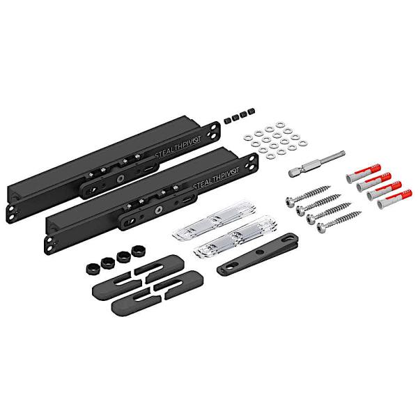 メーカー名スガツネ商品名回転ドア用ピボットヒンジ品番SP-L特徴●360°回転する大きなドアや壁を製作できるピボットヒンジ（中軸タイプ）です。●広い間口を三方枠のない大きな1枚のドアにできます。●ストッパーの向きを変えることで180°開き（...