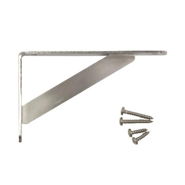 品番DFBK-ES120商品名ステンレス 棚受材料ステンレス鋼（SUS304）仕上サテン仕上長さ120mm耐荷重kgf30耐荷重N294付属ねじサイズ3.5×14(棚板用2本) 3.5×25(壁用2本)付属品●十字穴付バインドタッピンねじ（...