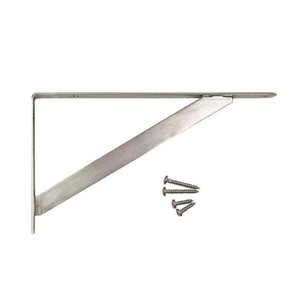 品番DFBK-ES210商品名ステンレス 棚受材料ステンレス鋼（SUS304）仕上サテン仕上長さ210mm耐荷重kgf40耐荷重N392付属ねじサイズ3.5×14(棚板用2本) 3.5×25(壁用2本)付属品●十字穴付バインドタッピンねじ（...