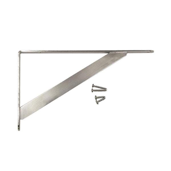 品番DFBK-ES240商品名ステンレス 棚受材料ステンレス鋼（SUS304）仕上サテン仕上長さ240mm耐荷重kgf50耐荷重N490付属ねじサイズ4×16(棚板用2本) 4×25(壁用2本)付属品●十字穴付バインドタッピンねじ（ステンレス鋼）