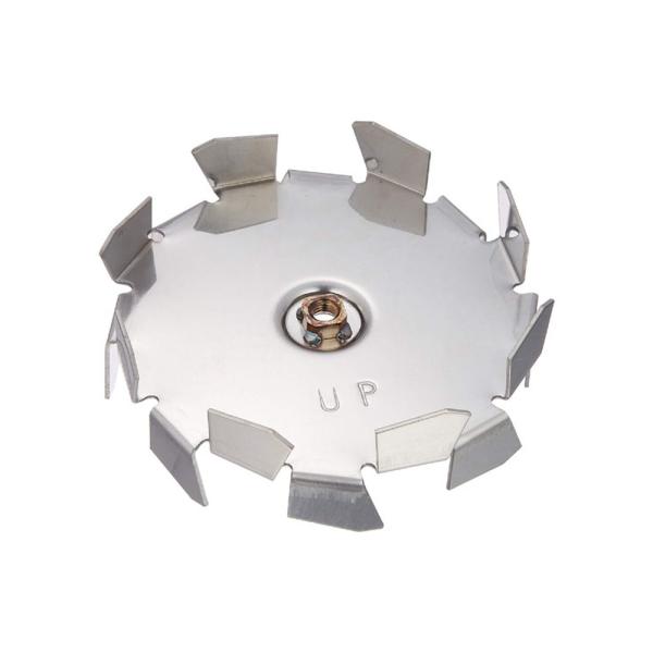 【品番】A-43670【商品名】ミキシングブレード130【用途】粘度の低いリシンなどの撹拌に【材質】ステンレス【仕様】内外径：115mmボルトなしポイント利用・expoint01