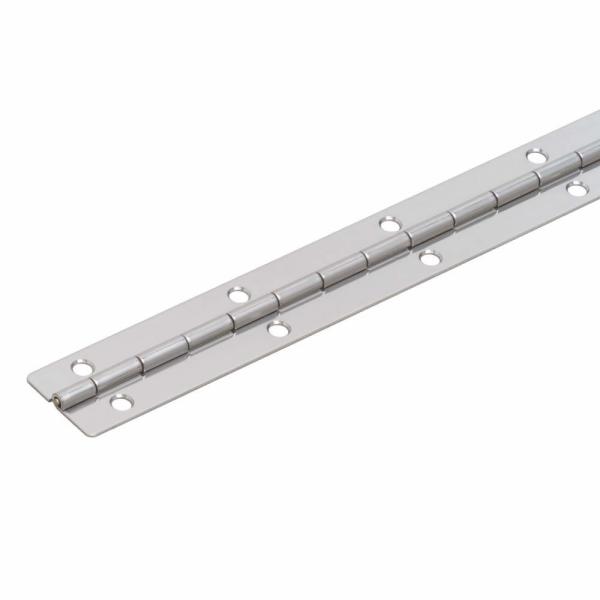 【品番】LSN15-38-600C【商品名】ステンレス鋼製長丁番【サイズ】600×38【仕上】研磨【材質】ステンレス鋼(SUS304)【仕様】●皿穴加工付きのステンレス鋼製長丁番です。【注意】●耐荷重は丁番1ヶ使いの場合の値です。算出条件に...