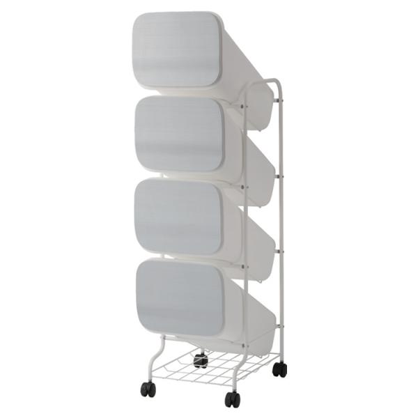 ブランド名東洋事務器工業商品名スムース スタンド ダストボックス 4P品番18474-4商品サイズ（mm）340×500×1220mm材質本体・フタ・袋止め／PPフラップ／ABS樹脂歯車・キャスター／ナイロンフレーム／鋼（粉体焼付塗装）容量...