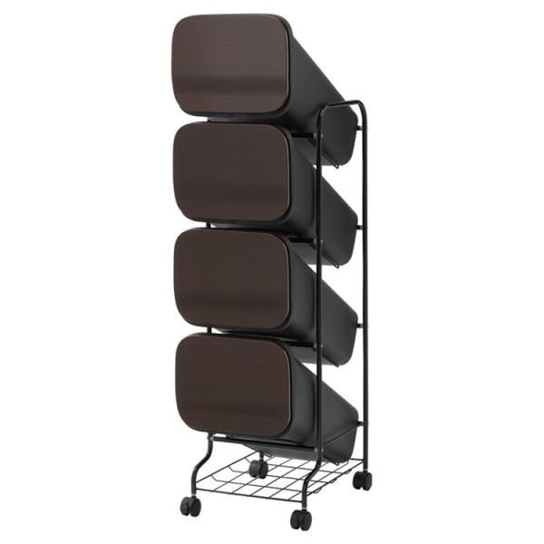 ブランド名東洋事務器工業商品名スムース スタンド ダストボックス 4P品番18475-1商品サイズ（mm）340×500×1220mm材質本体・フタ・袋止め／PPフラップ／ABS樹脂歯車・キャスター／ナイロンフレーム／鋼（粉体焼付塗装）容量...