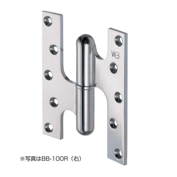 【品番】BB-100L-CH-76【商品名】丁番【サイズ】76×64×3mm【カラー】クローム【材質】真チュウポイント利用・expoint01