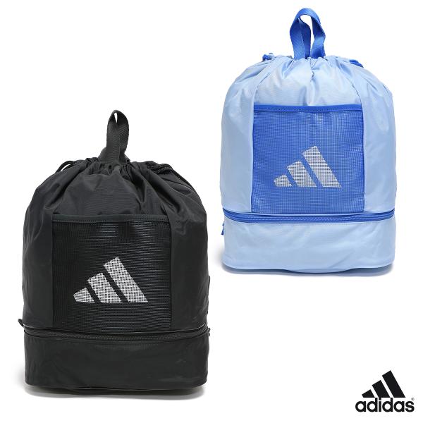 アディダス ナップサック スイムバッグ スイミングバッグ 2ルーム 水泳 防水 キッズ 子供 小学生■カラーKE7418-ブラック KE7419-グローブルー■サイズ   W約28cm×H約40cm×D約16cm/容量:約14.7L ■素材...