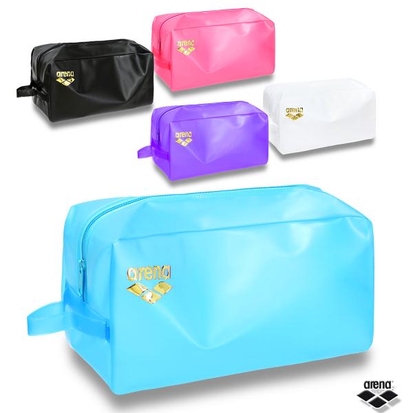 アリーナ 防水ポーチ スイムポーチ スイムバッグ 半透明 プールバッグ 水泳 スイミング■カラーBKGD BLGD PKGD PPGD WHGD■サイズ   W約29cm×H約17.5cm×D約13cm ■素材オレフィン
