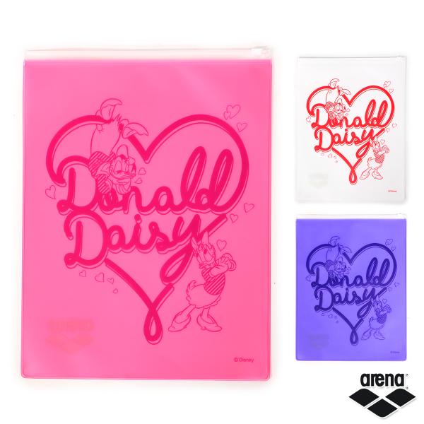 アリーナ ディズニー 防水ケース プルーフケース ファイルケース ウォータープルーフ バッグインバッグ ドナルドダッグ デイジー■カラーPNK PPL WHT■サイズ   W約25cm×H約33cm ■素材オレフィン