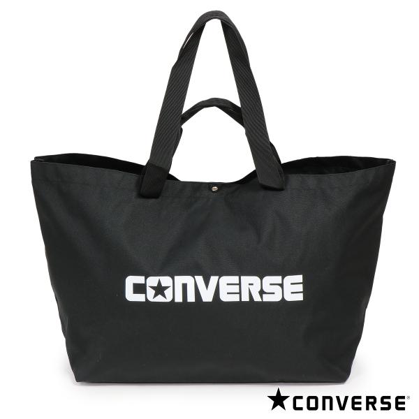 コンバース トートバッグ 大容量 大型 スポーツバッグ はっ水 部活 中学生 高校生 大学生 ブラック 黒■カラー1900-ブラック■サイズ   W約70cm×H約45cm×D約25cm/容量：約40L ■素材ポリエステル