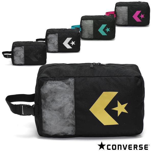 コンバース シューズバッグ シューズケース スパイクケース バスケットボール 部活 小学生 中学生 高校生 大学生■カラー1911-ブラック/ホワイト 1919-ブラック/ブラック 1943-ブラック/エメラルド 1963-ブラック/マゼン...