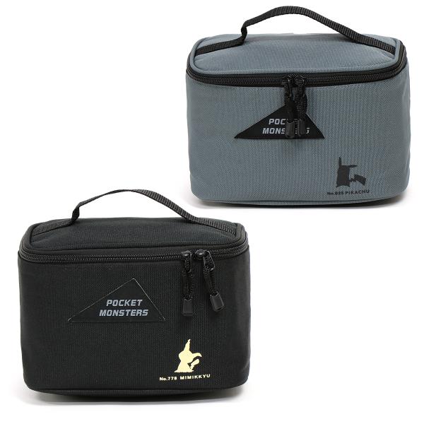 ポケットモンスター クーラーバッグ キッズ/子供/園児/小学生/男子/女子 保冷バッグ/ランチバッグ ブラック/グレー W約19.5cm×H約13cm×D約12.5cm■カラーAPK5-2300-ポケットモンスター APK5-2301-ポケ...
