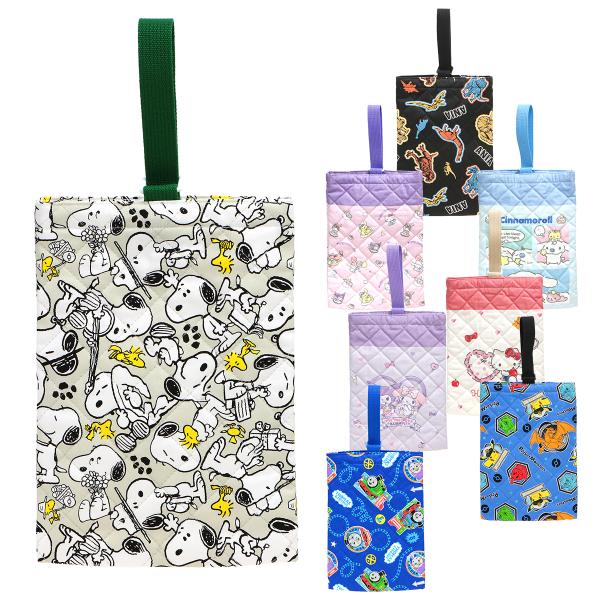 マルヨシ ポケモン サンリオ シューズバッグ シューズケース 上履き入れ 運動靴入れ キャラクター キッズ 子供 キルト 通園 通学 園児 小学生■カラーQAN21650-アニア QCN31650-シナモンロール QKT61650-ハローキ...