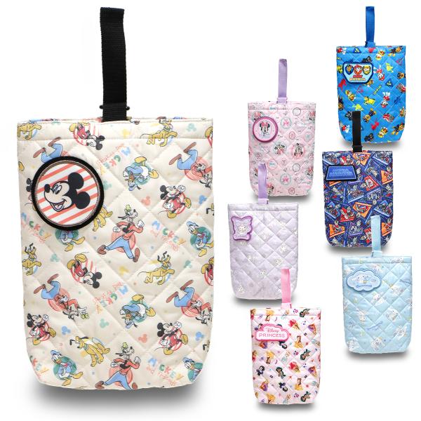 キャラクター シューズバッグ シューズケース 上履き入れ 運動靴入れ かわいい キルト 通園 通学 キッズ 子供 園児 小学生■カラー130492-シナモロール 130508-クロミ 130515-ウルトラヒーローズ 130546-バウ・パ...