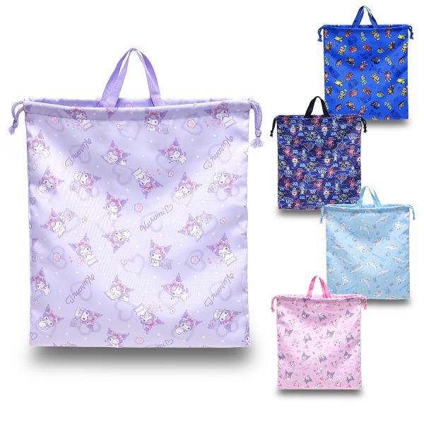巾着 着替え入れ 体操着入れ 小物入れ キッズ 子供 園児 キャラクター キルト サンリオ シナモロール マイメロディ クロミ■カラー138139-マイメロディ＆クロミ 138153-シナモロール 138160-クロミ 138184-ウルト...