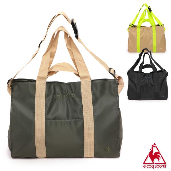 ルコック トートバッグ ショルダーバッグ ３ウェイバッグ スポーツバッグ ジムバッグ フィットネス 通勤 レディース/３ウェイ トートバッグ QMATJA12■カラーBEG BLK CHC■サイズ   W約44cm×H約30cm×D約18c...