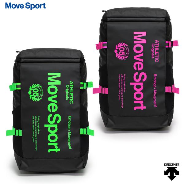 ムーブスポーツ デサント リュックサック バックパック スクエア 大容量 中学生 高校生 大学生 四角 学生 通学 通勤■カラーBKGR BKPK■サイズ   W約30cm×H約50cm×D約17.5cm/容量:約30L ■素材ポリエステル...