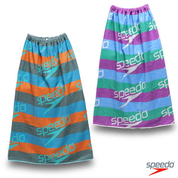 スピード ラップタオル 大人用 スイムタオル スイミングタオル プールタオル 巻きタオル 着替えタオル ゴム入り 水泳用 90cm丈 speedo■カラーGR PU■サイズ   W約120cm×H約90cm ■素材パイル(綿100%)グラン...