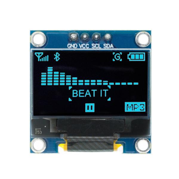 ☆☆☆　OLEDディスプレイ　0.96インチ　128X64　青　IIC　I2C　☆☆☆ArduinoやPICで制御するのに最適なOLEDディスプレイです。128X64ドットの表示ができます。I2C接続のため、線は4本のみで取り扱いがし易いで...