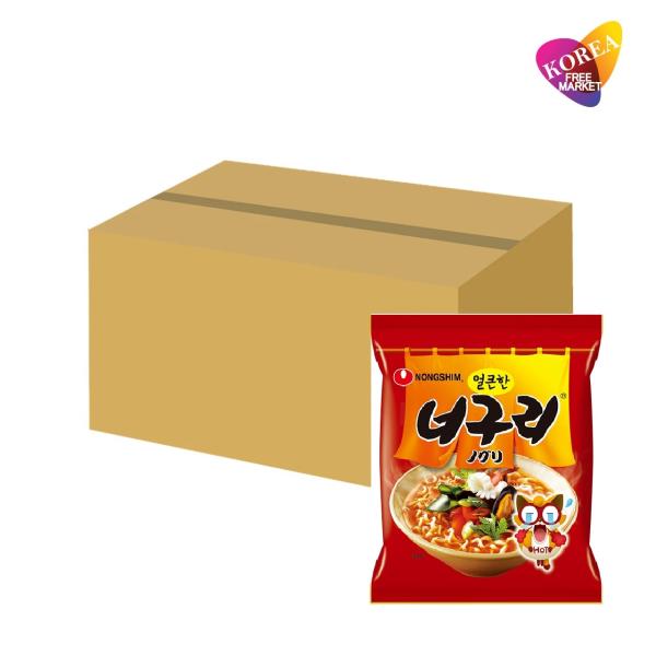 こしのあるもちもち太麺と貝やイカなどからとった海鮮エキス♪　昆布も入ってます~商品名：ノグリラーメン（辛口）120g原産地 :　韓国内容量 : 120g(1袋当たり)原材料 : 油揚げめん(小麦粉、でん粉、植物油脂、植物性風味油、食塩、シー...