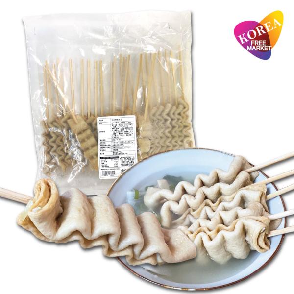 韓国の代表的おやつ、韓国屋台などでよく見る串おでんすでに串に通してあるので、鍋に入れるだけ丸工串おでん内容量 : 800g(1袋当たり)原材料名 : 魚すり身（本刀魚、スケソウダラ+石期イワシーイシモチ）、少麦粉、食塩、大豆油／増粘剤（タピ...