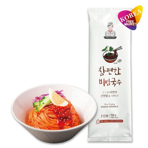 【商品説明】韓国の伝統的な味をそのままに、忙しい日常でも手軽に楽しめる「Easy to Cook ビビンクッス」。真空練り製法で仕上げた四角いノンフライ麺は、もっちり＆弾力抜群の食感。コチュジャンをベースにした特製ソースは、甘みと辛み、そし...