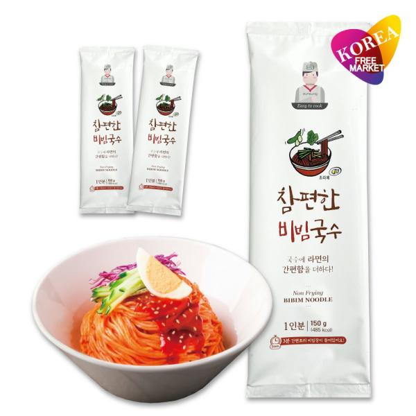【商品説明】韓国の伝統的な味をそのままに、忙しい日常でも手軽に楽しめる「Easy to Cook ビビンクッス」。真空練り製法で仕上げた四角いノンフライ麺は、もっちり＆弾力抜群の食感。コチュジャンをベースにした特製ソースは、甘みと辛み、そし...